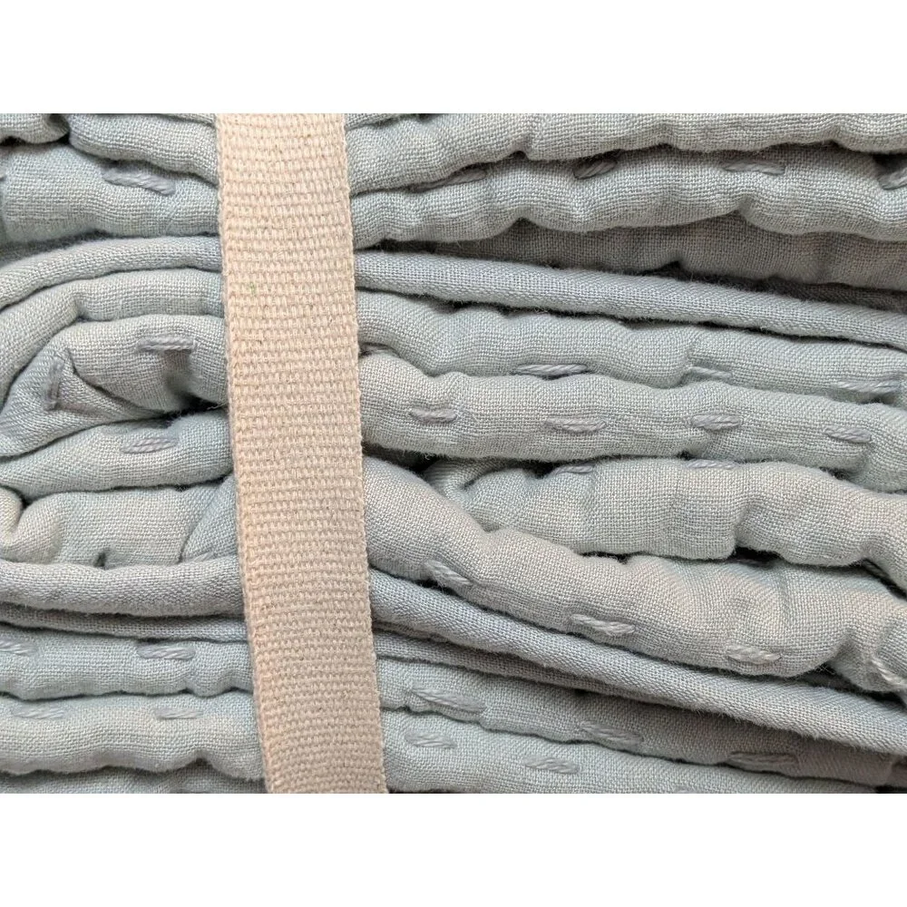 Quince | Bedding | Quince European Linen Cotton Stitch Quilt 3pc Set ...